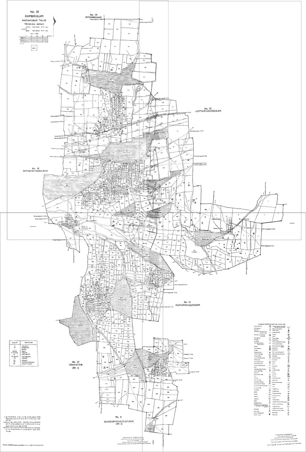 Tamil Nadu Village Map Joiner — Join village survey maps & FMB sheets ...